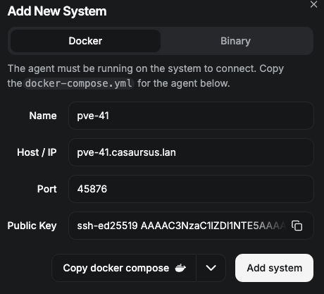 Server Monitoring with Beszel