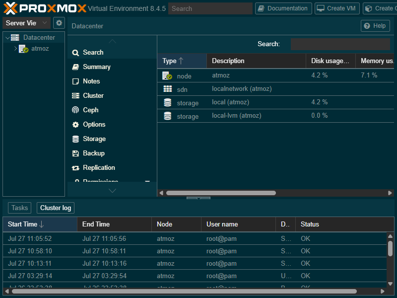 More New Themes for Proxmox