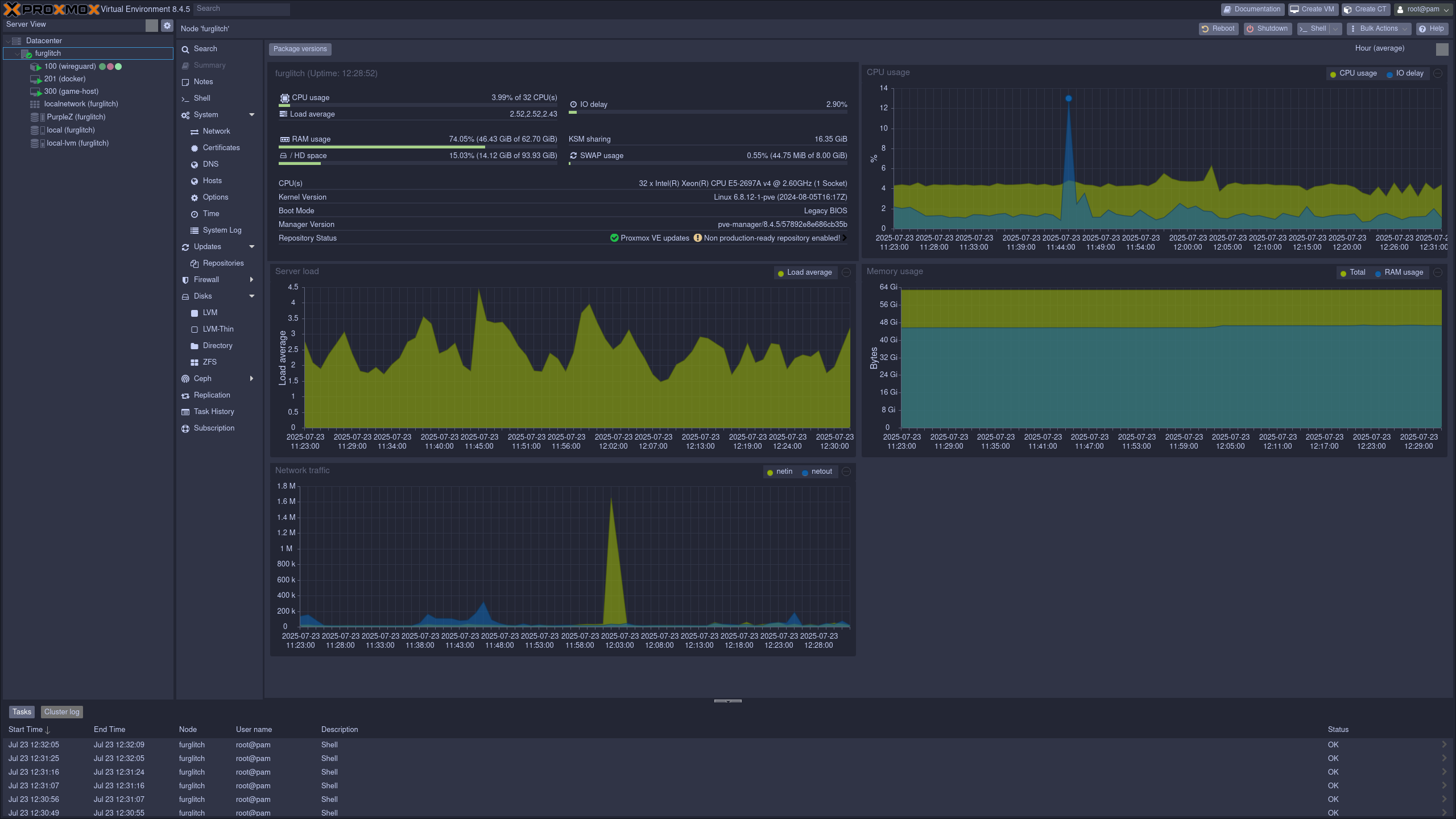 More New Themes for Proxmox