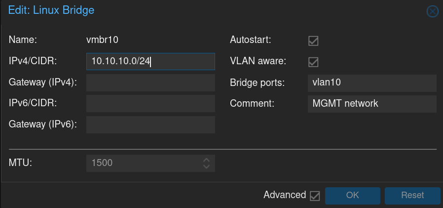 Using VLAN's on Proxmox