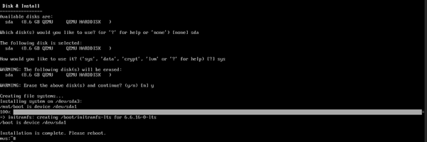 Install an Alpine Desktop VM